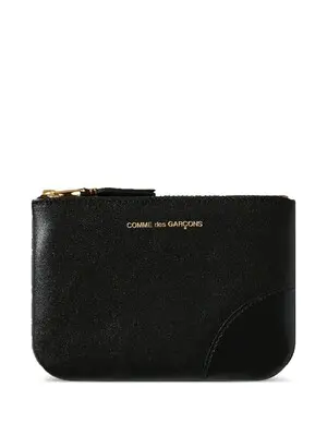 Comme Des Garçons Leather Credit Card Case - Black