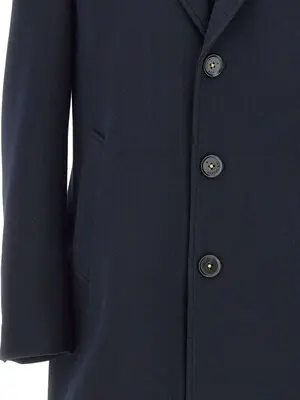 MANUEL RITZ Wool Coat - Blue
