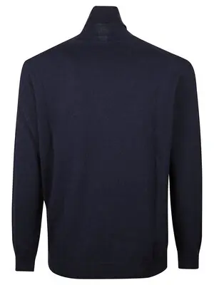 KANGRA Turtleneck Sweater - Blue