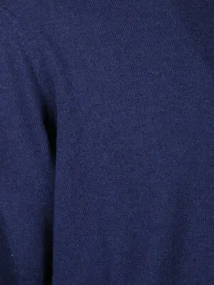 KANGRA Fine Wool Round Neck Sweater - Blue