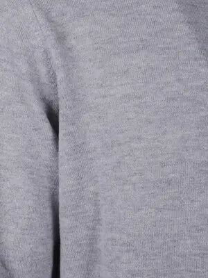 KANGRA Fine Wool Round Neck Sweater - Grey