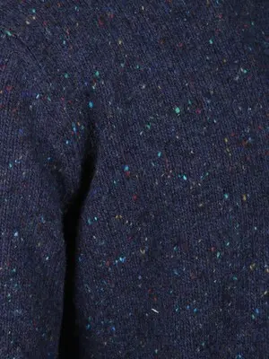 KANGRA Knit Turtleneck Sweater - Blue