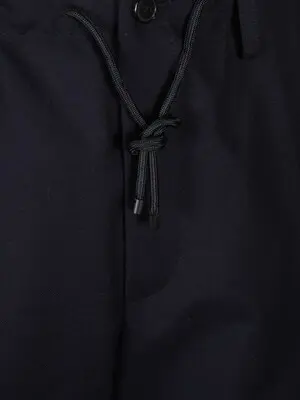 Dries Van Noten Penny Wool Trousers - Blue