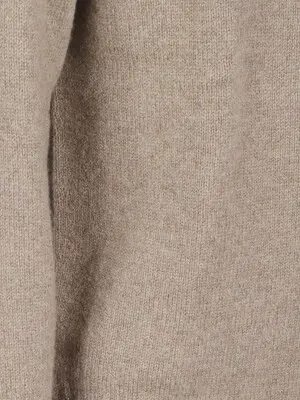 DRUMOHR Fine Knit Wool Turtleneck Sweater - Beige