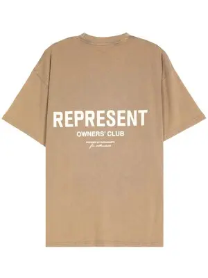 REPRESENT T-shirt With Logo - Beige