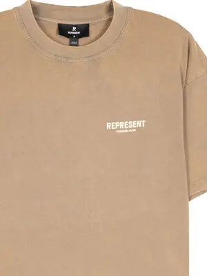 REPRESENT T-shirt With Logo - Beige