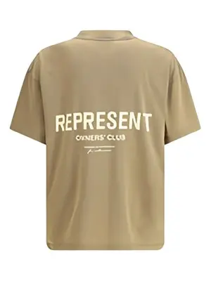 REPRESENT T-shirt With Logo - Beige