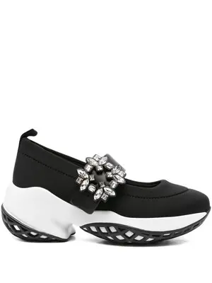 ROGER VIVIER Viv Run Strass Ballerinas