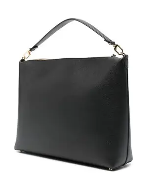 TOTEME Medium Leather Tote Bag - Black