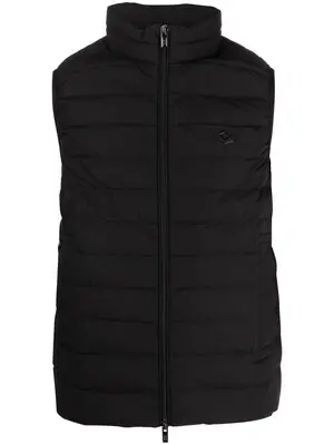 Emporio Armani Nylon Down Vest - Black