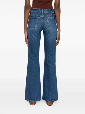 7 For All Mankind The Leggy Bootcut Denim Jeans - Blue