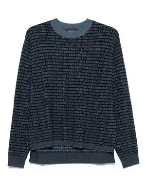 Men's Giorgio Armani Blue Sweaters