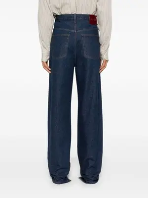 Gucci Jeans With Logo - Blue