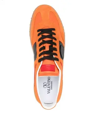 Valentino Garavani Vlogo Signature Sneakers - Orange