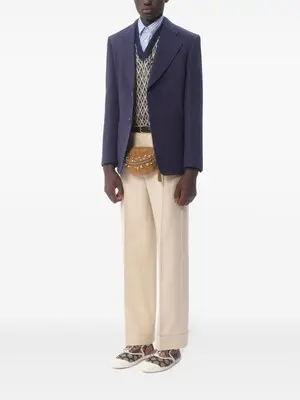 Valentino Garavani Single-breasted Jacket - Blue