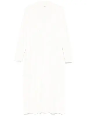 PAROSH Double-breasted Coat - White