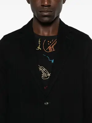 CIRCOLO 1901 Cotton Single-breasted Jacket - Black