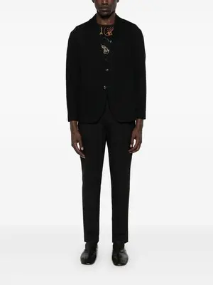 CIRCOLO 1901 Cotton Single-breasted Jacket - Black