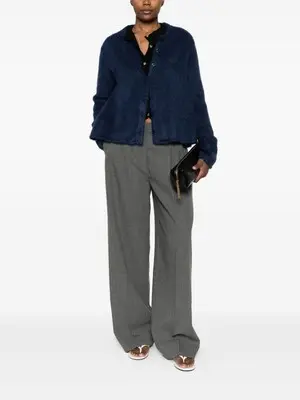 Loewe Wool Blend Cardigan - Blue