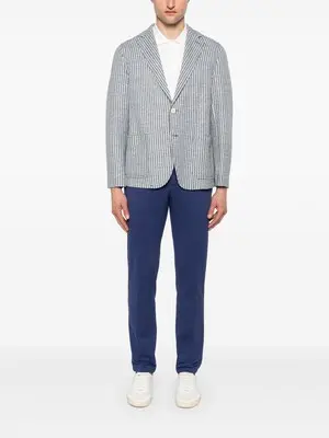 CIRCOLO 1901 Cotton And Linen-blend Jacket - Blue