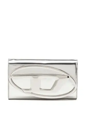DIESEL 1dr Wallet On Chain - Silver