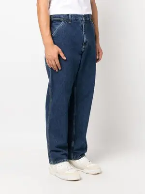 Carhartt Work In Progress Single Knee Denim Jeans - Blue