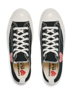 Play Comme Des Garcon Chuck 70 Sneakers - Black