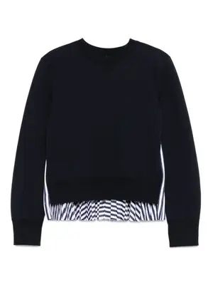 Sacai Crew Neck Sweaters For Women