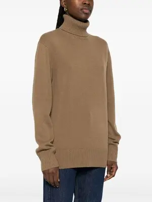 TOTEME Cashmere Turtle-neck Jumper - Brown