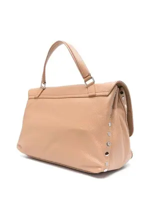 ZANELLATO Postina Daily Medium Leather Handbag - Brown