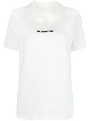 JIL SANDER Logo Cotton T-shirt - White