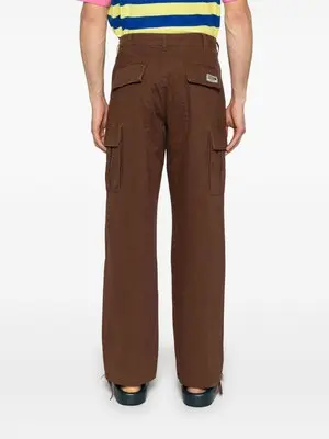 ICECREAM Running Dog Cargo Trousers - Brown