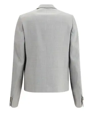 Loewe Wool Single-breasted Jacket - Grey
