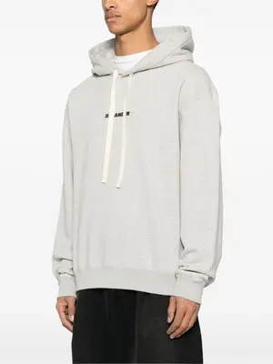 JIL SANDER Logo Sweatshirt - Grey