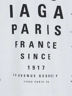 Balenciaga Optical Cotton T-shirt - White