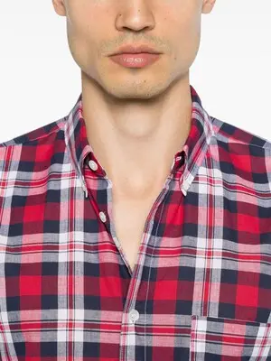 Comme Des Garçons Tartan Pattern Shirt