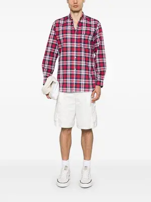 Comme Des Garçons Tartan Pattern Shirt