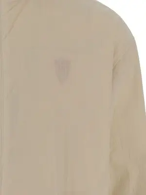 Burberry Nylon Jacket With Drawstring Hood And Equestrian Knight Motif