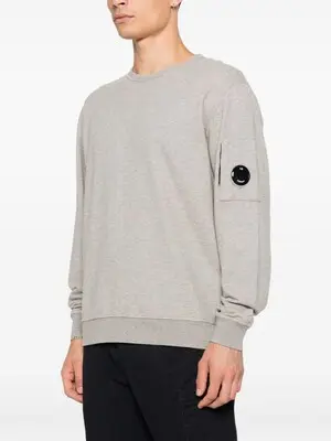 C.P. COMPANY Cotton Crewneck Sweatshirt - Grey