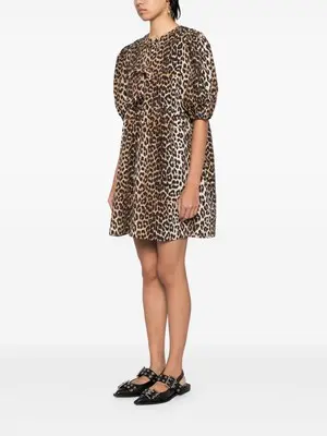 GANNI Organic Cotton Mini Dress - Multi