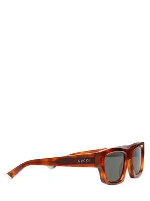 Gucci Rectangular Sunglasses - Brown