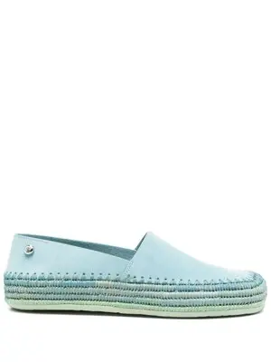 Loewe Rio Suede Espadrilles - Sky Blue