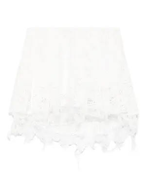 Loewe Cotton Mini Skirt - White