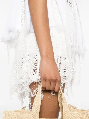 Loewe Cotton Mini Skirt - White