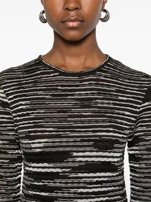 Missoni Wool Blend Crewneck Sweater - Brown