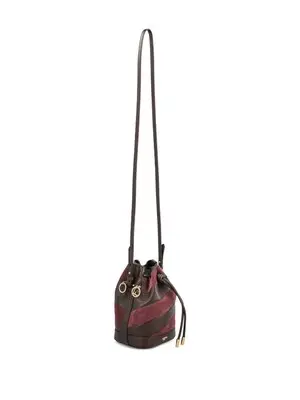 Fendi Mon Tresor Mini Leather Bucket Bag - Brown
