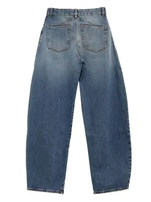Alaïa Low Round Denim Jeans