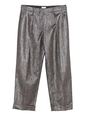 Brunello Cucinelli Metallic Pants For Women