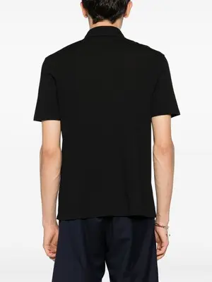 DRUMOHR Cotton Polo Shirt - Black