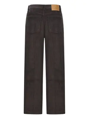 Ami Cotton Corduroy Trousers - Grey